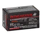 Winchester Varmint HV 22 WMR Ammo 30 Grain Jacketed Hollow Point - S22M2