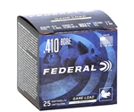 Federal Game Load Upland 410 Gauge Ammo 2 1/2" 1/2oz #7.5 Lead Shot Hi ...