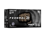 Federal Personal Defense Punch 45 Auto Ammo 230 Grain Jacketed Hollow ...