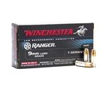 Winchester Ranger 9mm Ammo 147 Grain Jacketed Hollow Point - RA9T