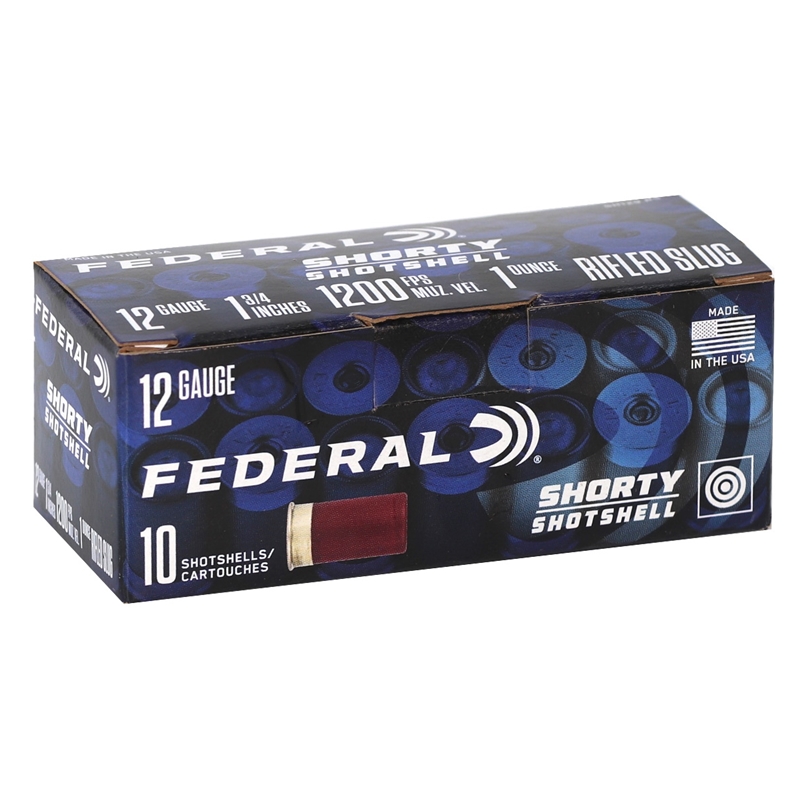 Federal Shorty Shotshell 12 Gauge Ammo 1 3/4" Rifled Slug - Ammo Deals