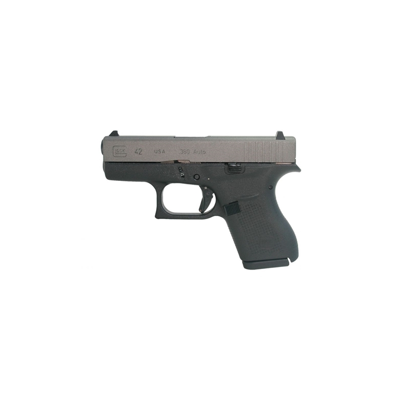 Glock G42 380 ACP Slimline Subcompact Handgun 6+1 Rounds Tungsten Gray ...