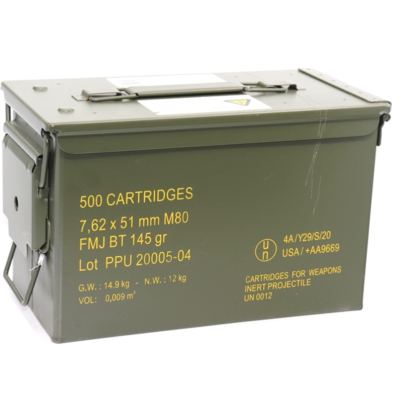 Prvi Partizan 7.62x51mm M80 145 Gr FMJ-BT 500 Rounds in Ammo Can - Ammo ...