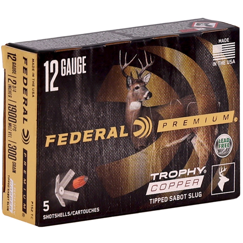 Federal Premium Vital-Shok 12 Gauge 2-3/4" 11/16 oz Sabot Slug Shot ...