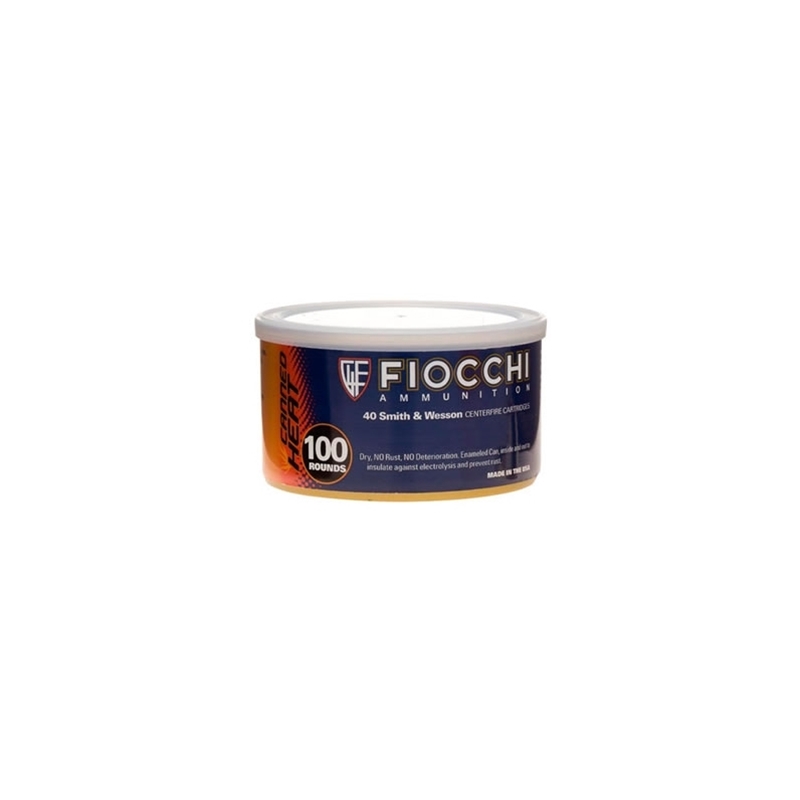 Fiocchi Shooting Dynamics Canned Heat Ammo 40 S&W 180 Gr FMJ Ammunition ...