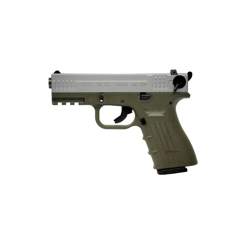 ISSC Austria M22 Standard 22 LR 10 Round 4” Handgun Grip in Green - Deals