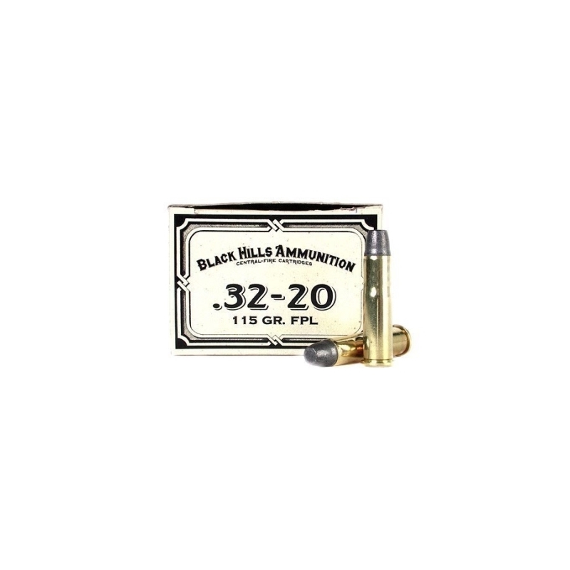 Black Hills Cowboy Action 32-20 Winchester Ammo 115 Gr LFN - Ammo Deals