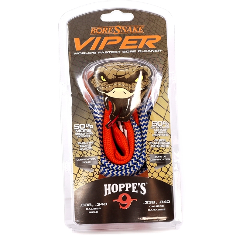 Hoppe's Boresnake Viper .338, .340 - Bore Cleaning Tool