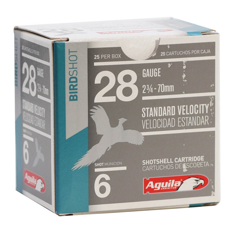 Aguila Birdshot 28 Gauge Ammo 2 3 4 1 Oz 6 Shot 1CHB2836